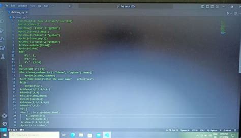 vishnu vardhan on linkedin task 16 practice on dictionary and tuple