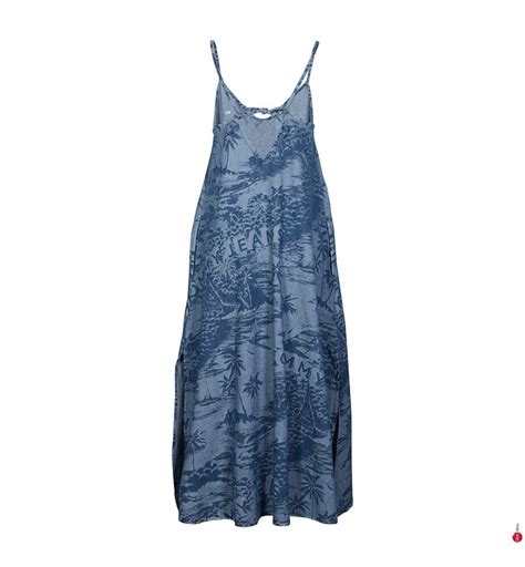 Tommy Hilfiger Kleid Midi Blau Deindeal