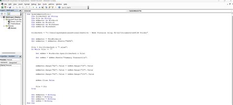 Auto Update The Master File Excel When You Save A File On One Folder