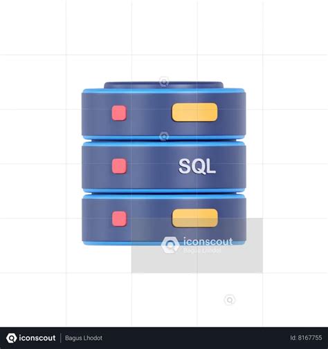 Sql Server 3d Icon Free Download Science And Technology 3d Icons