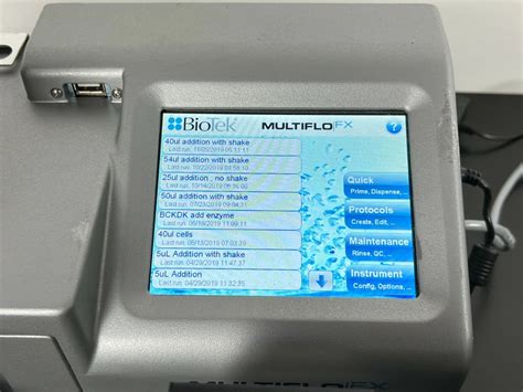 BioTek MultiFlo FX Touch MFXP Microplate Reagent D LabX Com