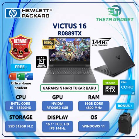Jual Hp Victus Intel Core I Hx Rtx Gb Gb Gb Full Hd Hz Backlit