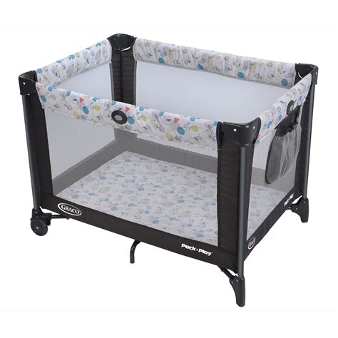 Graco Pack And Play Portable Playard Push Button Compact Fold Carnival Portable Playard