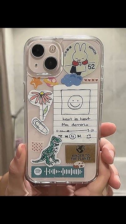 идеи чтобы украсить прозрачный чехол Shorts Youtube