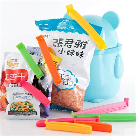 食品袋零食封口夾子 食物防潮保鮮夾 密封夾 塑料 封口夾 食品袋 零食 封口夾子 封口條 保鮮夾 封袋夾 食品保鮮 現貨 蝦皮購物