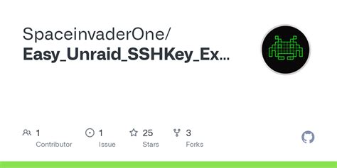 GitHub SpaceinvaderOne Easy Unraid SSHKey Exchange