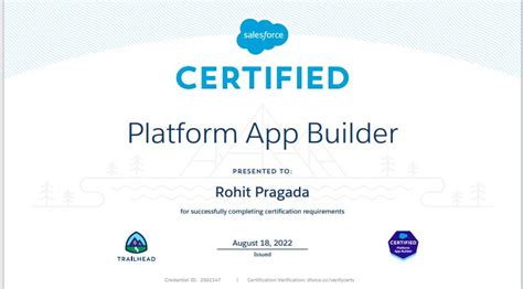 Happy To Share That I Have Successfully Completed My Second Salesforce