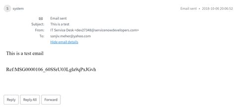 Email Client Client Templates ServiceNow Community