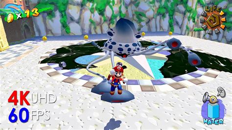 Super Mario Sunshine 4k 2160p 60 Fps Texture Pack Dolphin