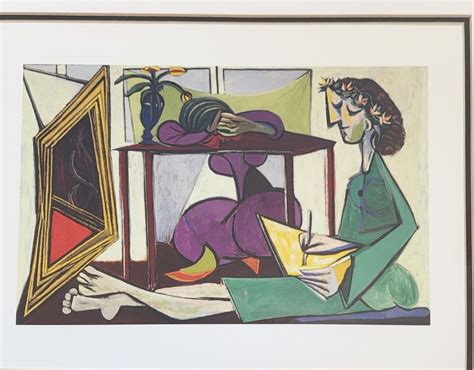 Pablo Picasso Interior With A Girl Drawing 4857865659