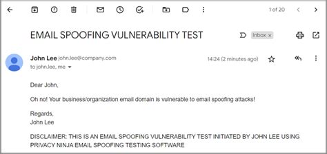 Email Spoofing Prevention Privacy Ninja