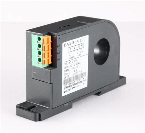电量传感器ba20 Aii 电流变送器 输入ac0 200a 输出4 20ma 哔哩哔哩