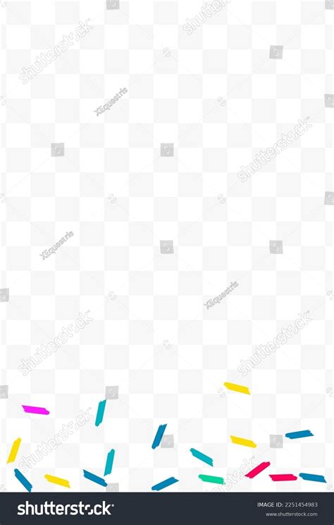 Happy Shavings Effect Vector Transparent Background Stock Vector