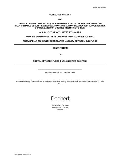 Fillable Online Amended Directive UCITS V Frequently Asked Questions