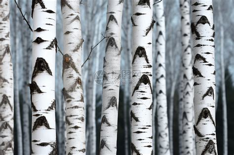 白桦树的树干纹理高清图片下载 正版图片600664855 摄图网