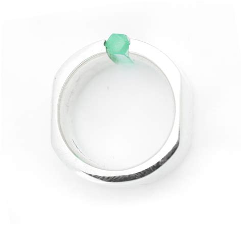 Smaragd Ring Herrenring Edelsteinringe De