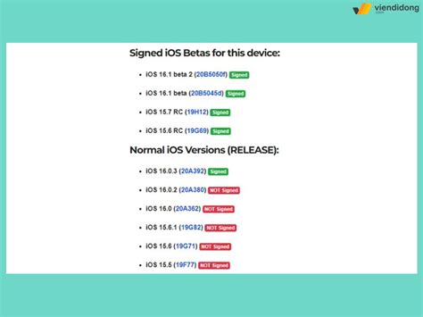 Cách hạ cấp iOS xuống phiên bản thấp hơn cho iPhone iPad