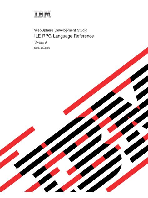 Ile Rpg Reference V5r4 Pdf Subroutine Ibm Rpg