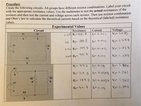 Solved Procedure Circuit Create The Following Circuits All