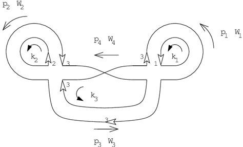 Non Orientable Feynman Diagram With Loop Momenta K A Propagator