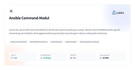 Ansible Command Modul Von Den Grundlagen Bis Hin Zu Realen Anwendungen
