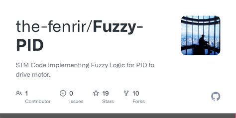 Fuzzy Pid Fuzzy Pid Main C At Master · The Fenrir Fuzzy Pid · Github