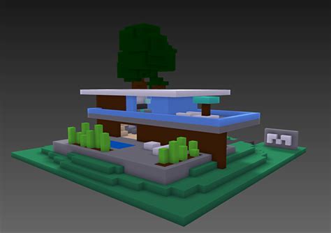 Voxel Renders On Behance