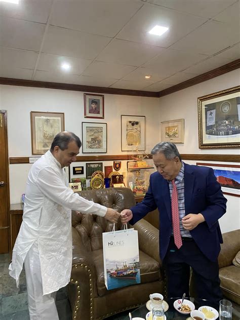Amb Park Paid A Call On Mr Saber Hossain Chowdhury Mp Special Envoy