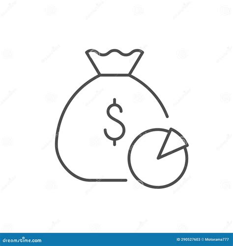 Capital Allocation Linear Icons Set Efficiency Budgeting Analysis