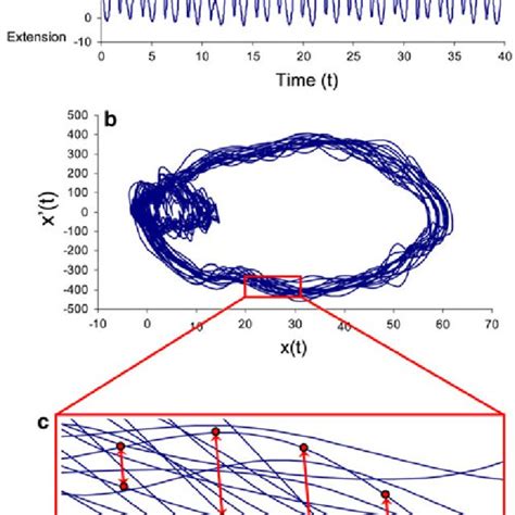 Illustration Of The Calculation Of The Largest Lyapunov Exponent Lye