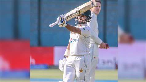 Pak Vs Nz 2nd Test Kiwi Spinners Strike After Saud Shakeel Hundred In