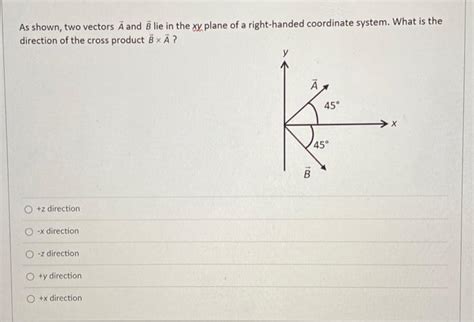 Solved As Shown Two Vectors Vec A And Chegg