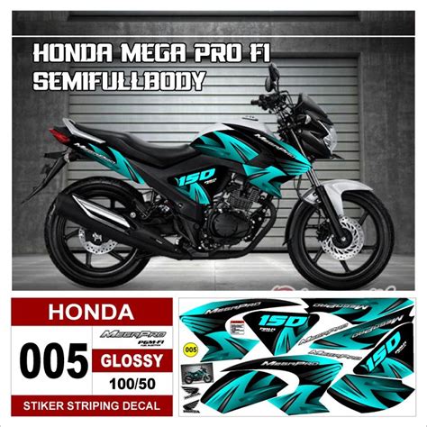 Stiker Striping Decal Honda Megapro Mega Pro New FI Semifullbody Variasi ARS Semua Ready