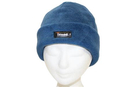 Muts Polar Fleece Gr Denim Blauw Megatip Be