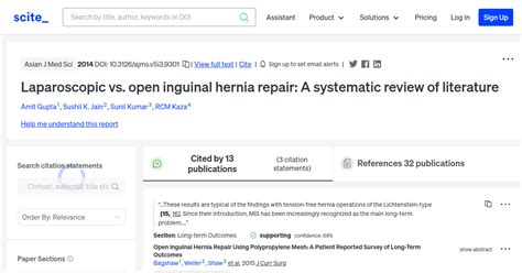 Laparoscopic Vs Open Inguinal Hernia Repair A Systematic Review Of