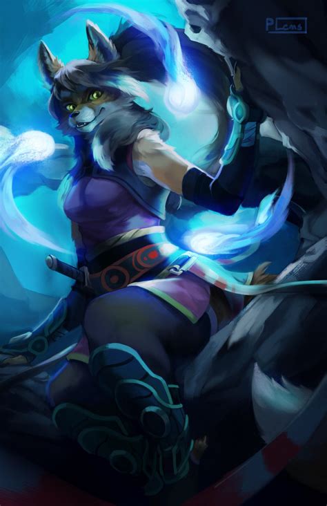 Curious Fox By Purplelemons Furry Art Furry Girls Furry Wolf