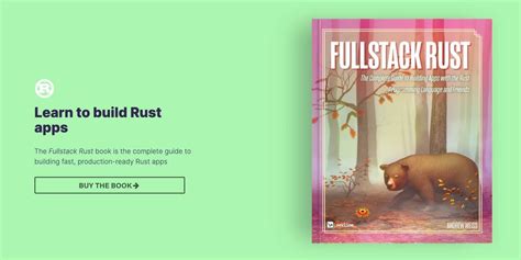Ebook Newline Fullstack Rust The Complete Guide To Building Apps