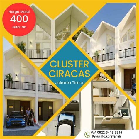 Aparthouse Ciracas Rumah 2 Lantai Jakarta Timur