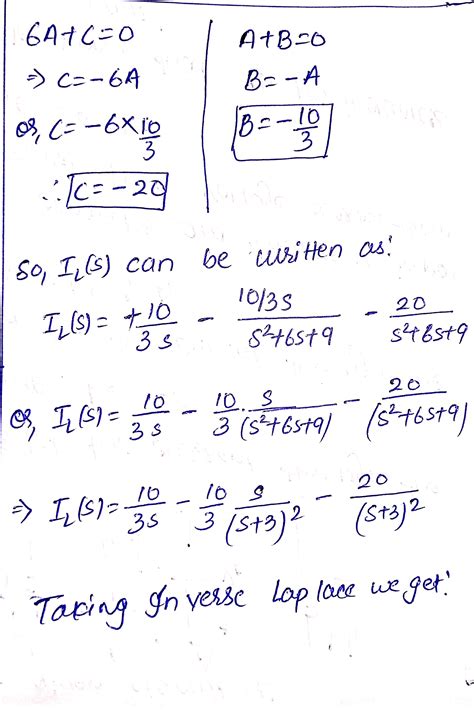 Solved Q7 Consider The Second Order Circuit In Fig Q7 Where R