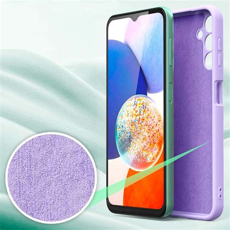 Capa Samsung Galaxy M34 5g Square Liquid Premium Lavanda