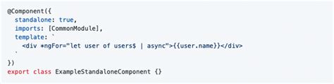 angular standalone component itgy keep it simple