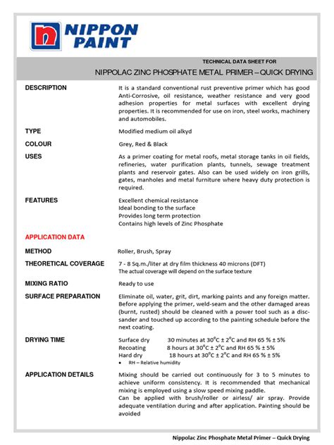 Nipon Paint Pdf Paint Materials