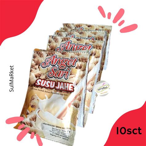 Jual Anget Sari Susu Jahe Renceng 25g Shopee Indonesia