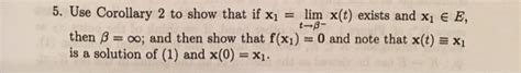 Solved 2 4 The Maximal Interval Of Existence The Fundamental
