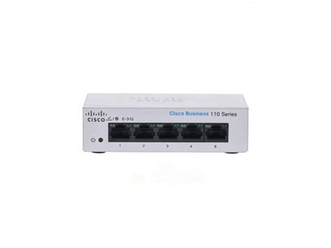 CBS110 5T D EU Cisco Business 110 Series Unmanaged Switches 5 Port