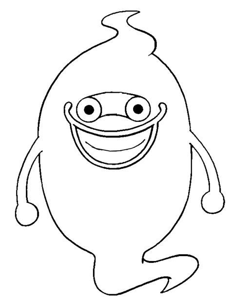 Coloring Page Yo Kai Watch Whisper 4