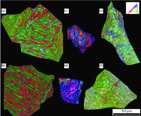Crystal Orientation Map Of Prior Austenite With A [001]γ Nd Download Scientific Diagram