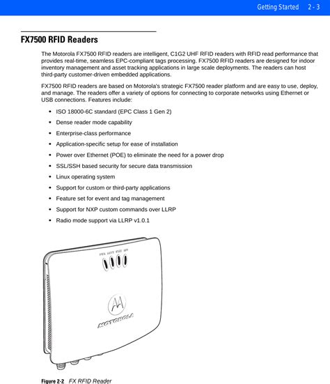Zebra Technologies Fx7500 Fx7500 Rfid Fixed Reader User Manual Installer Guide Part 1
