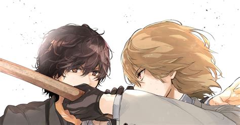 ペルソナ5 【web再録】延焼戦（p5主明） アンコウのマンガ 漫画 明智吾郎 主人公ペルソナ5 Pixiv