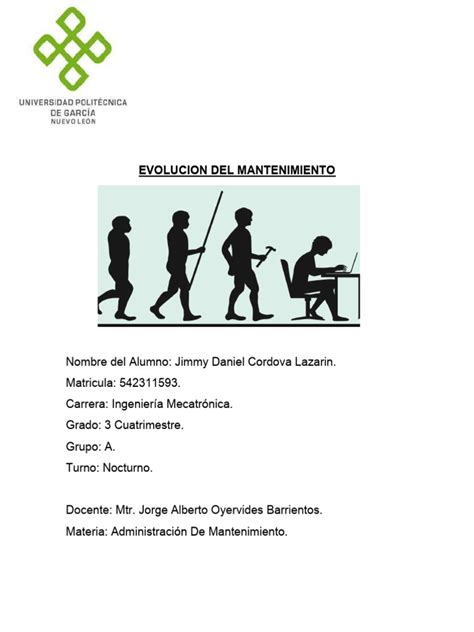 Evolucion Del Mantenimiento Pdf